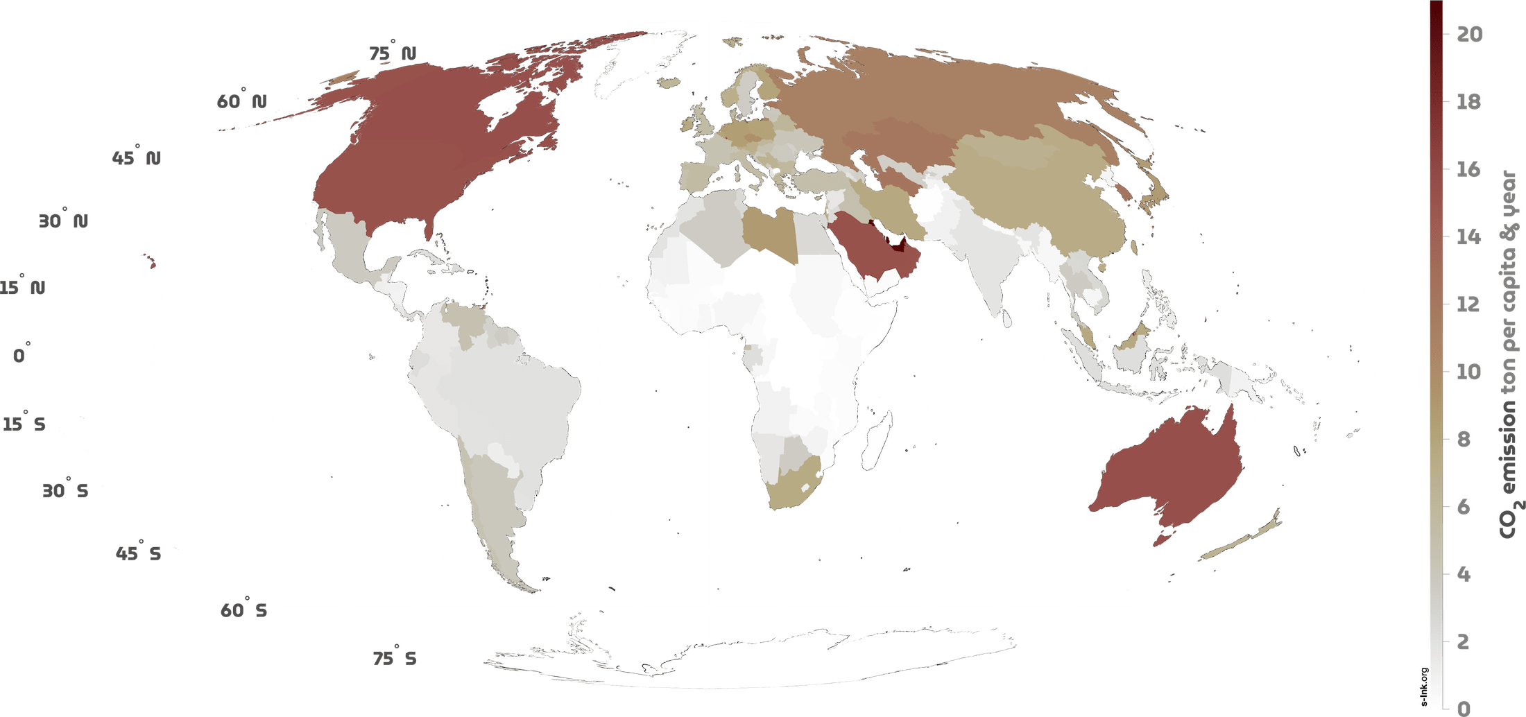 World Countries Co2 Emissions Accessible Science Graphics Collection